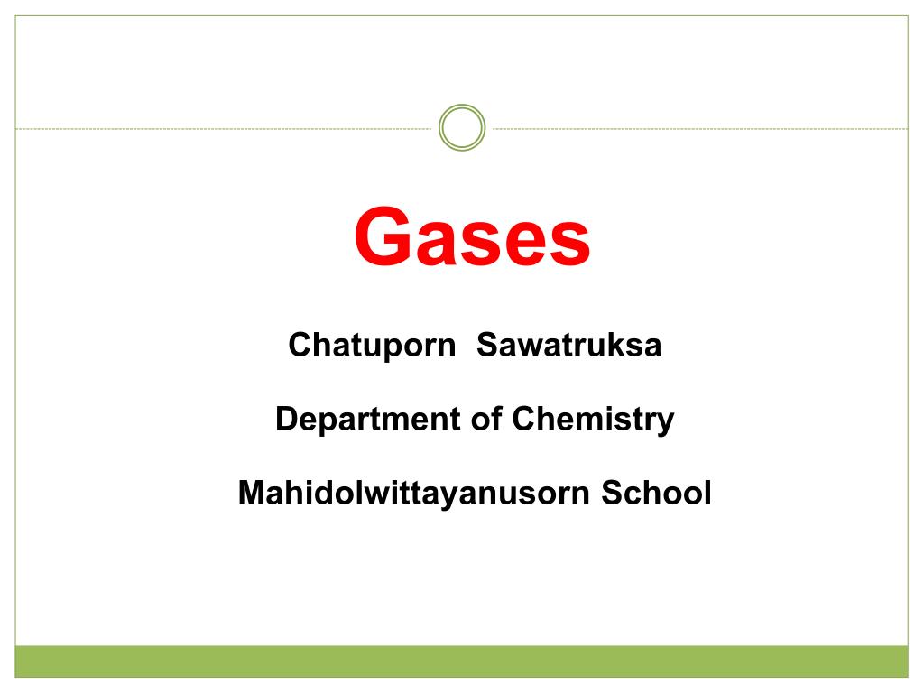 PPT - Gases PowerPoint Presentation, free download - ID:4387987
