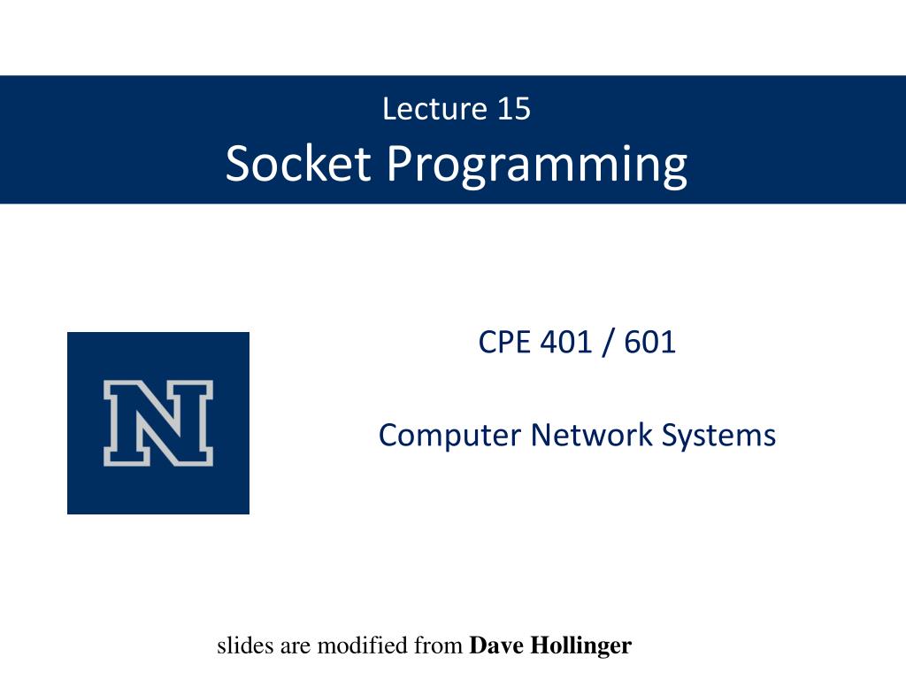 PPT - Comprehensive Guide to Socket Programming - CPE 401/601 Lecture Slides PowerPoint ...