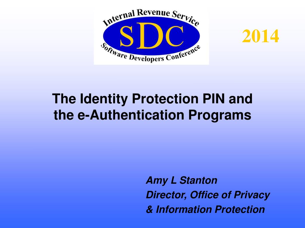 PPT - The Identity Protection PIN and the e-Authentication Programs ...