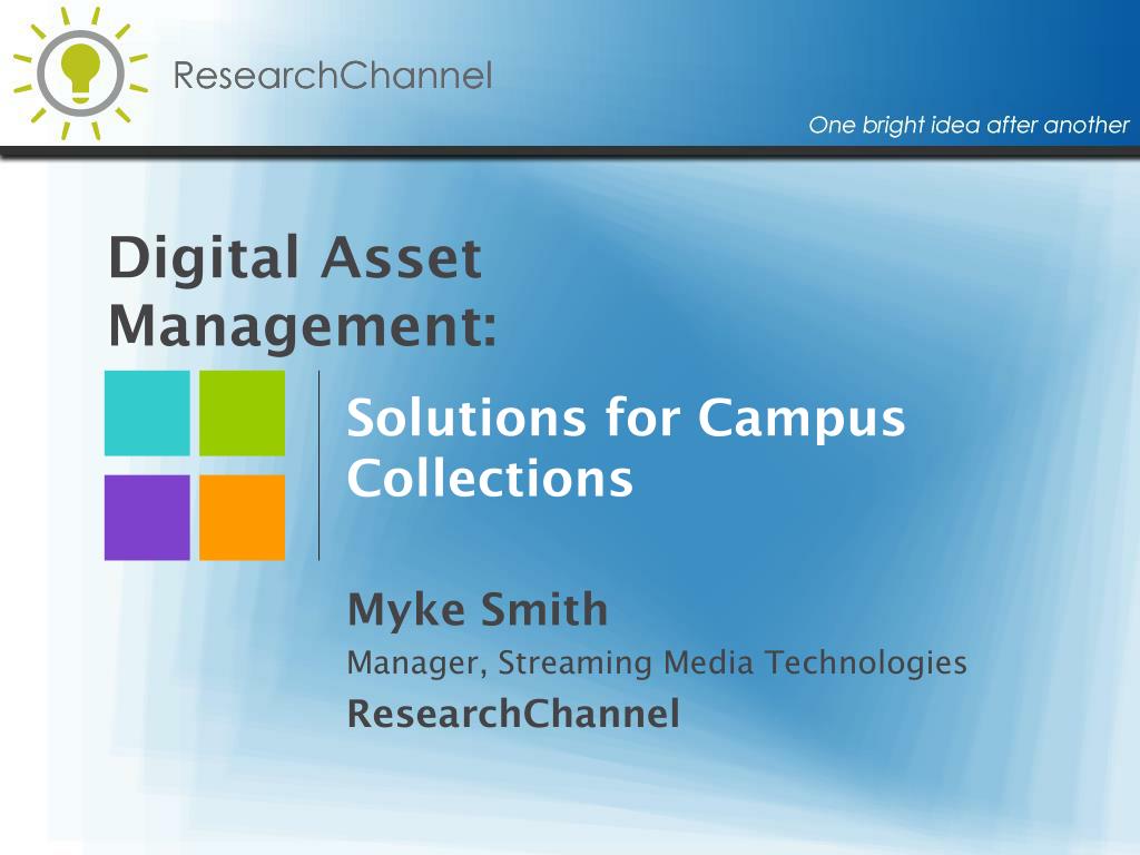 PPT - Digital Asset Management: PowerPoint Presentation, free download ...