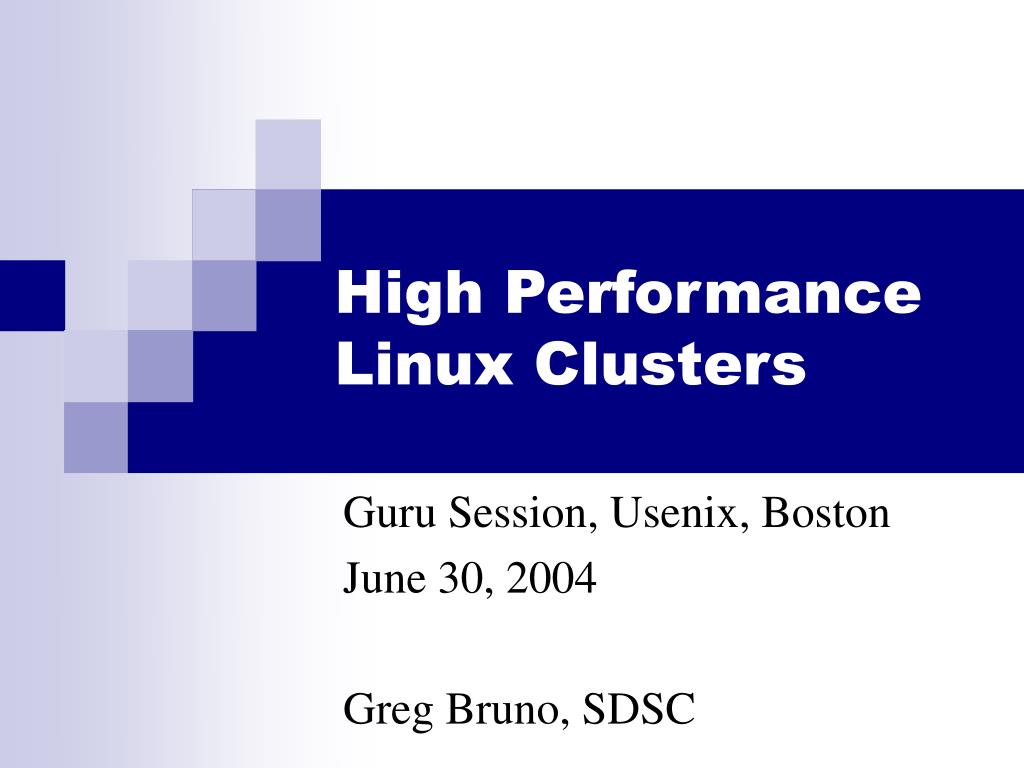 PPT - High Performance Linux Clusters PowerPoint Presentation, free download - ID:4393248