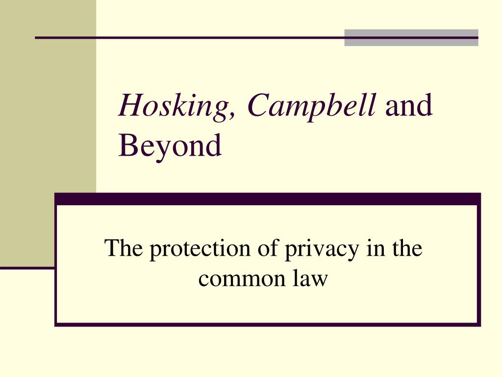 PPT - Hosking, Campbell and Beyond PowerPoint Presentation, free ...