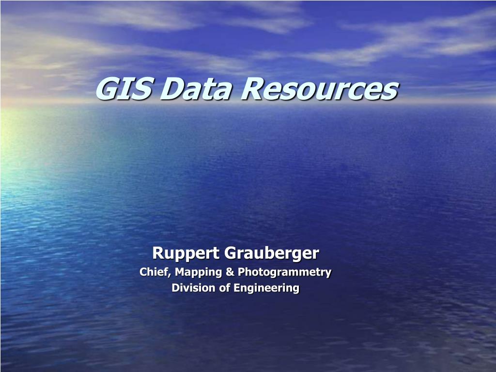 PPT - GIS Data Resources PowerPoint Presentation, free download - ID ...
