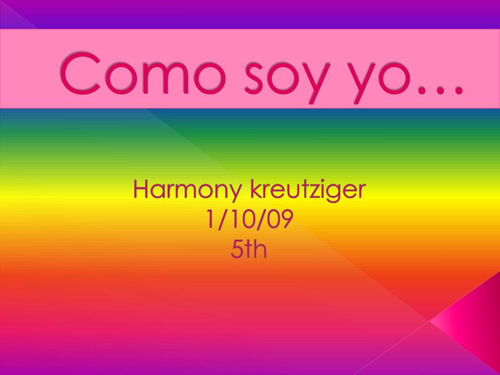 PPT - Como soy yo… PowerPoint Presentation, free download - ID:4400879