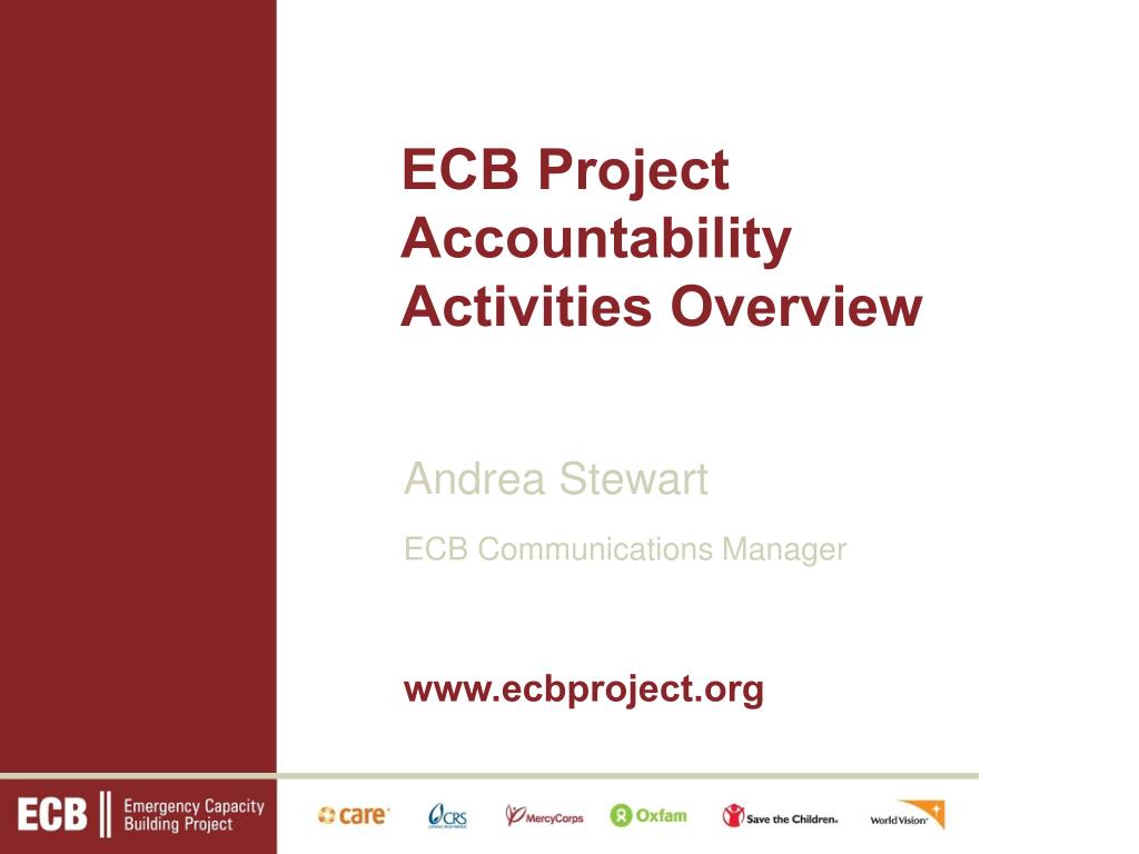 PPT - ECB Project Accountability Activities Overview PowerPoint ...