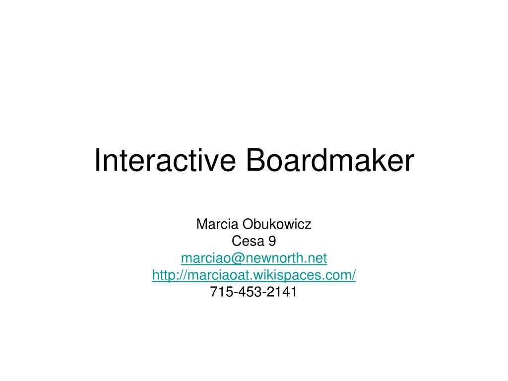 PPT - Interactive Boardmaker PowerPoint Presentation, free download ...
