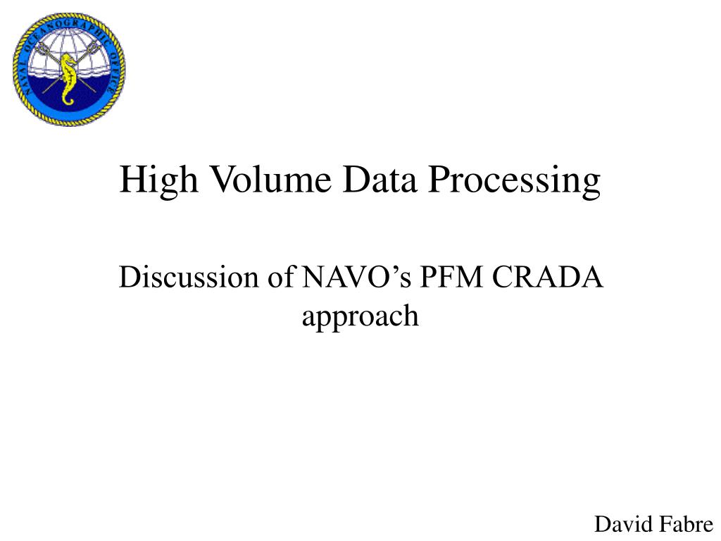 PPT - High Volume Data Processing PowerPoint Presentation, free ...