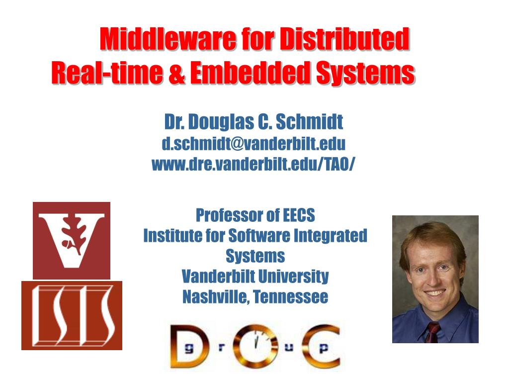 PPT - Middleware for Distributed Real-time & Embedded Systems ...