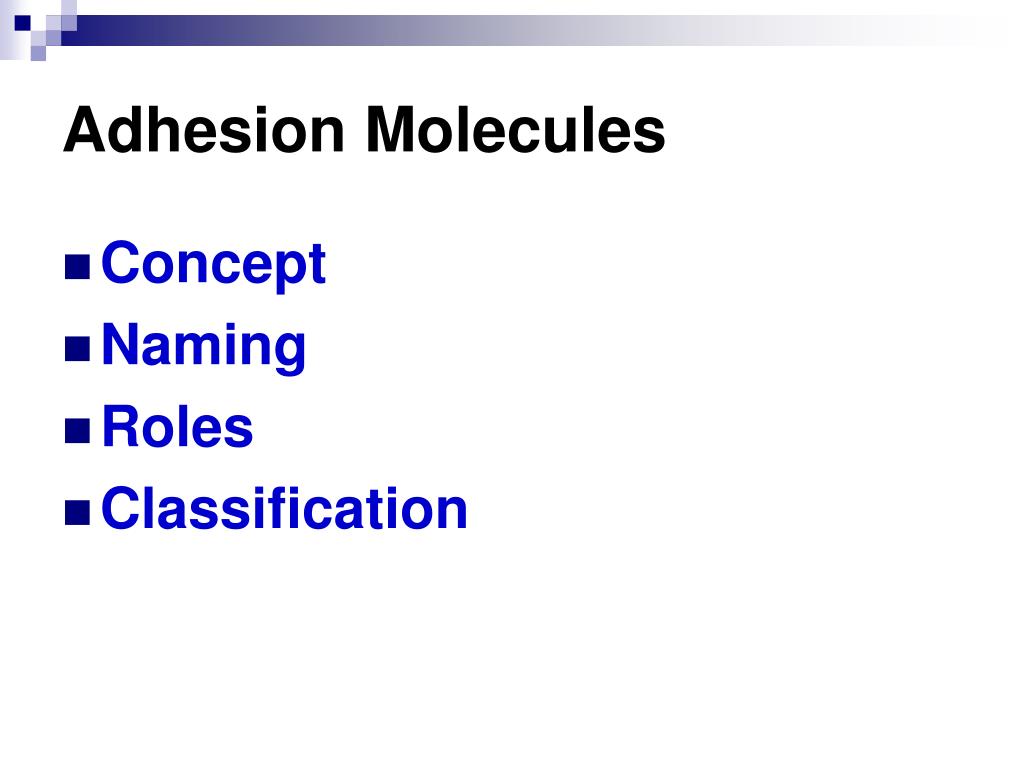 PPT - Adhesion Molecules PowerPoint Presentation, free download - ID ...