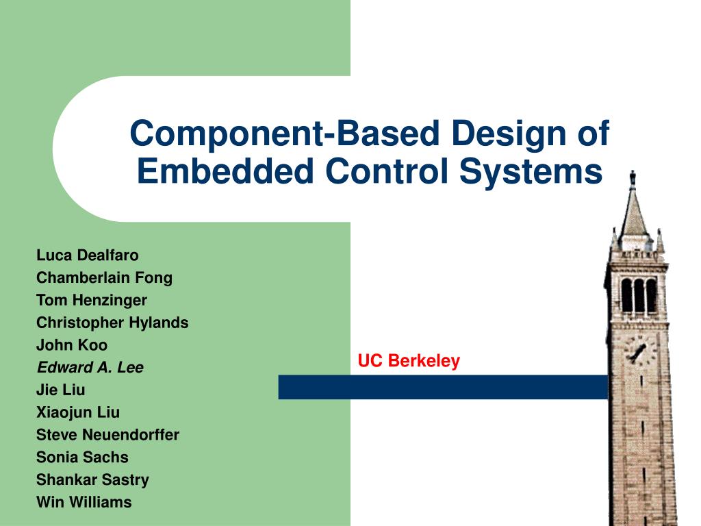 PPT - Component-Based Design of Embedded Control Systems PowerPoint ...