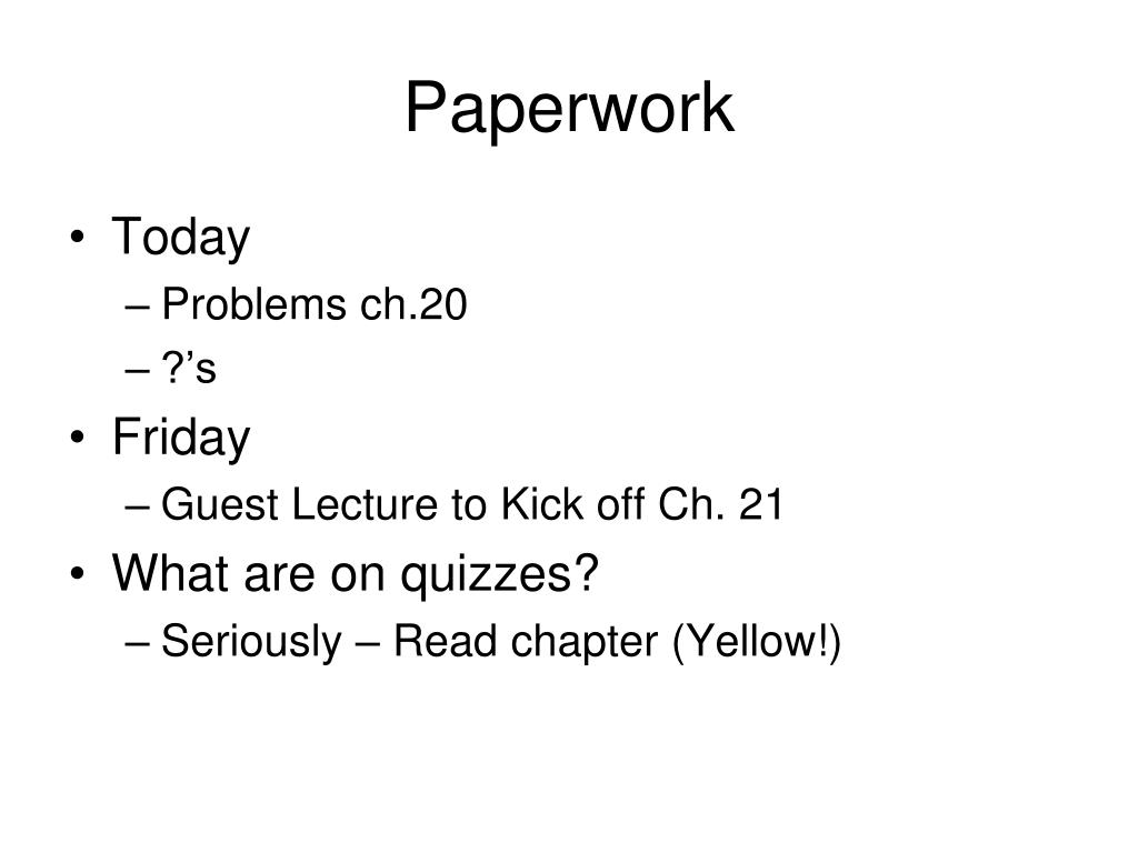 PPT - Paperwork PowerPoint Presentation, free download - ID:4409227