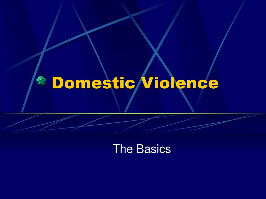 PPT - Domestic Violence PowerPoint Presentation, free download - ID:4409245