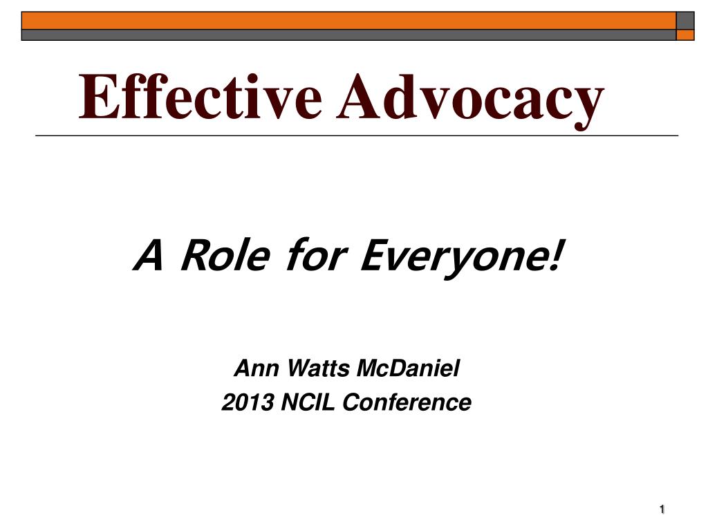 PPT - Effective Advocacy PowerPoint Presentation, free download - ID ...