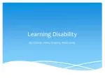 PPT - Learning disability PowerPoint Presentation, free download - ID ...