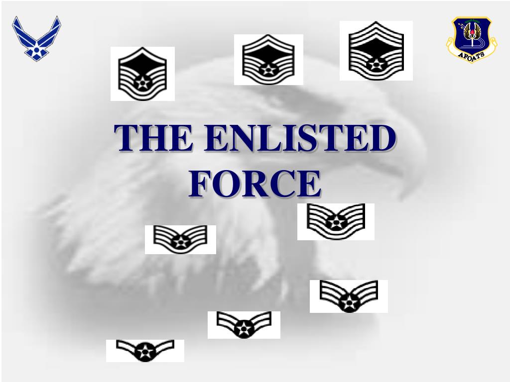 PPT - THE ENLISTED FORCE PowerPoint Presentation, free download - ID ...
