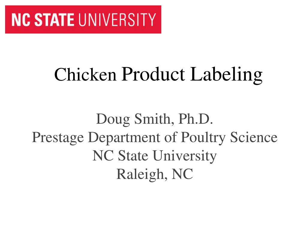 PPT - Chicken Product Labeling PowerPoint Presentation, free download ...