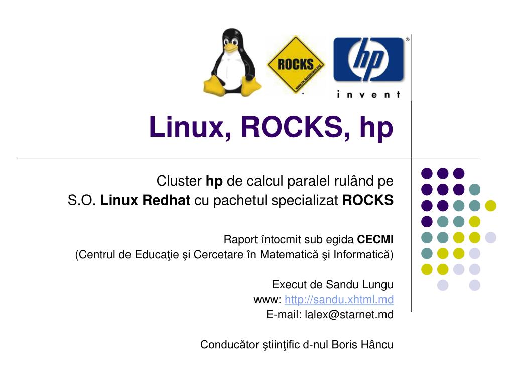 PPT - Linux, ROCKS, hp PowerPoint Presentation, free download - ID:4415999