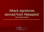 PPT - Metasploit Framework PowerPoint Presentation, free download - ID ...