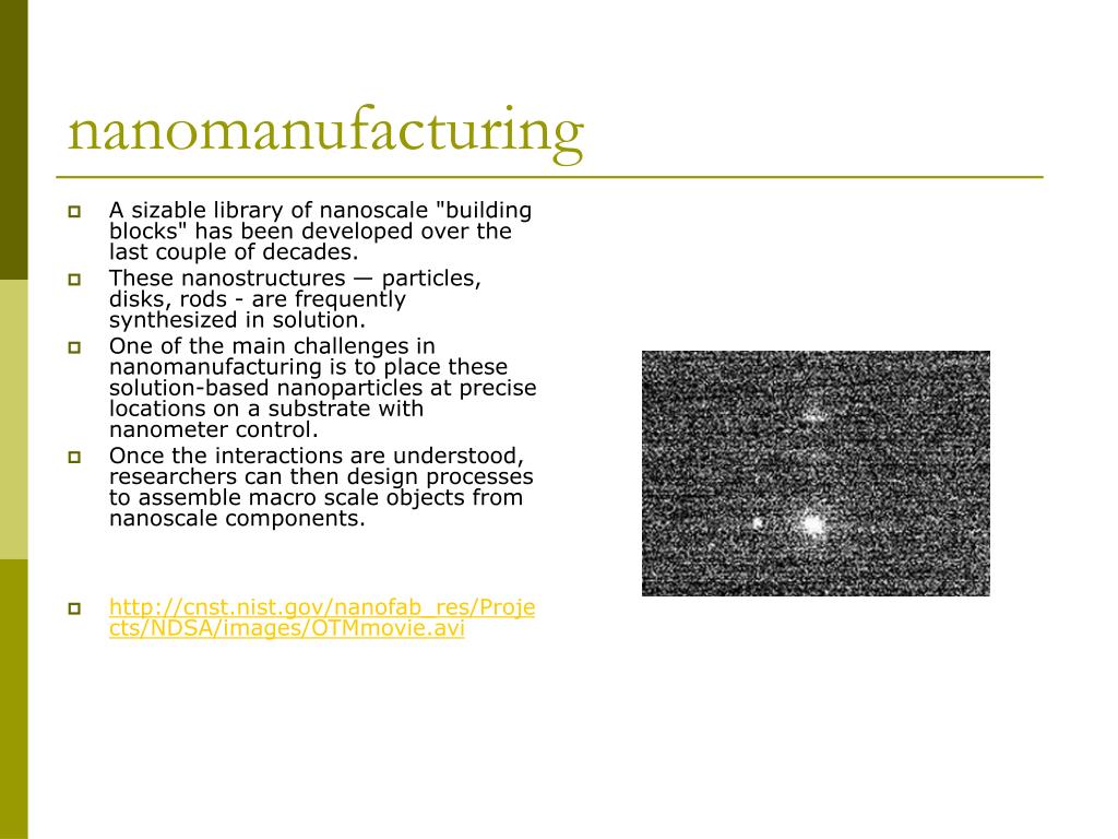 PPT - nanomanufacturing PowerPoint Presentation, free download - ID:4416981