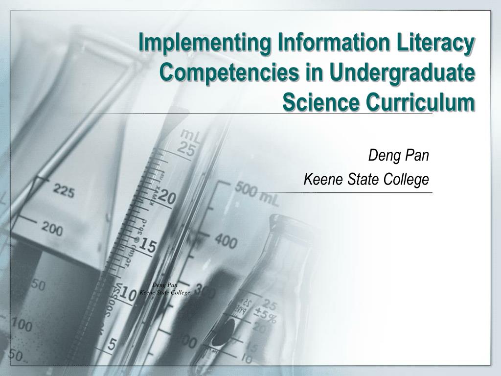 PPT - Enhancing Undergraduate Science Curriculum with Information ...
