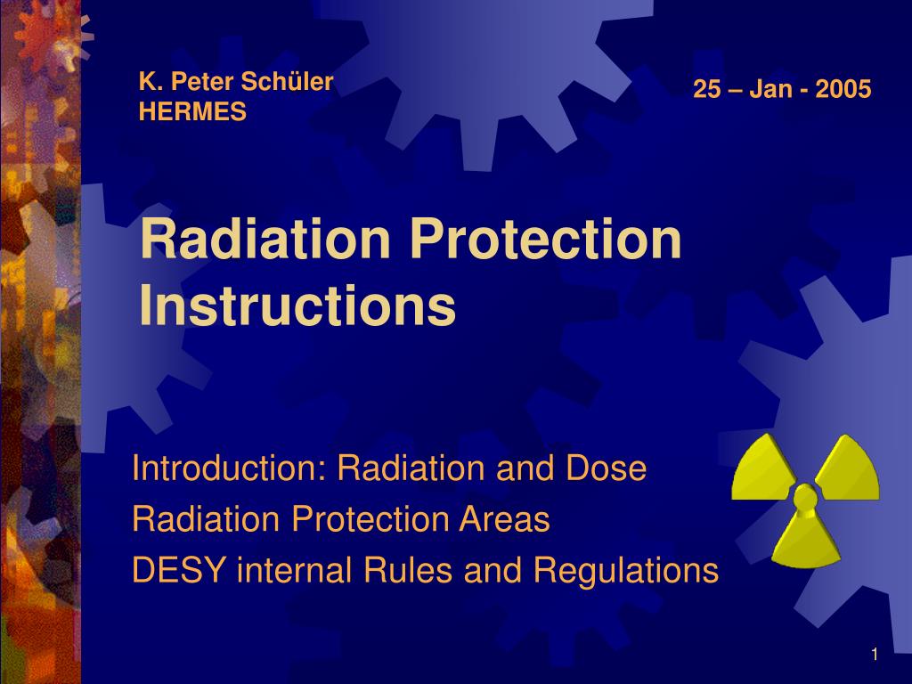 PPT - Radiation Protection Instructions PowerPoint Presentation, free ...
