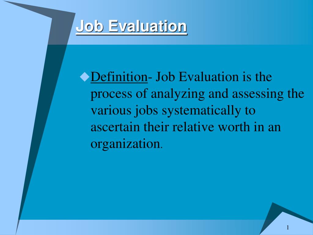 PPT - Job Evaluation PowerPoint Presentation, free download - ID:4429364