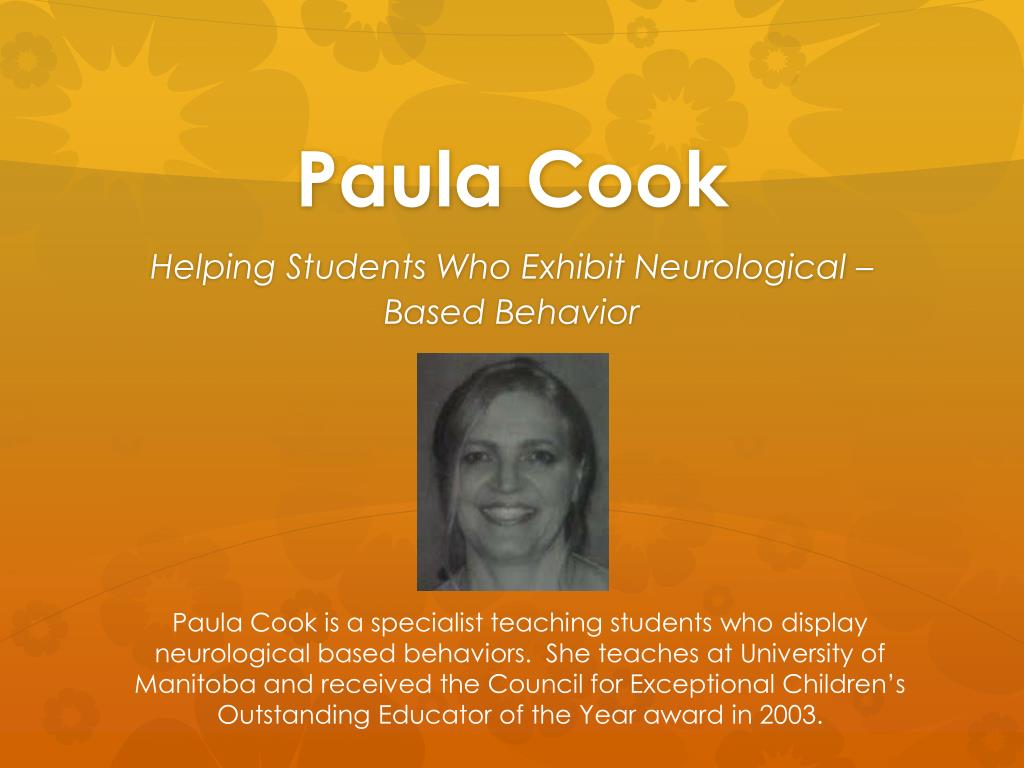 PPT - Paula Cook PowerPoint Presentation, free download - ID:4432168