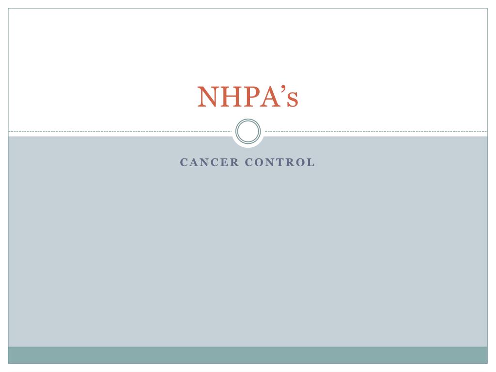 PPT - NHPA’s PowerPoint Presentation, free download - ID:4433735