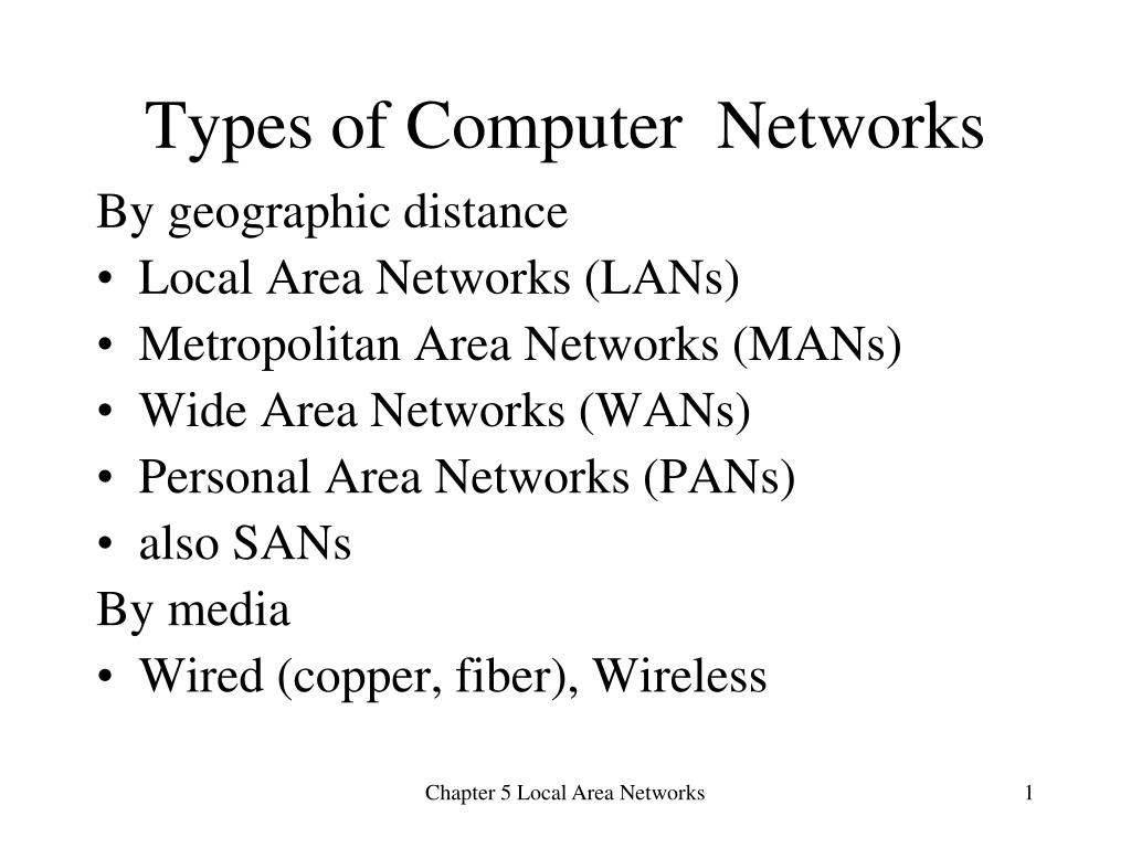 PPT - Types of Computer Networks PowerPoint Presentation, free download ...