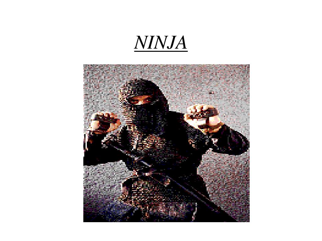 PPT - NINJA PowerPoint Presentation, free download - ID:4437527