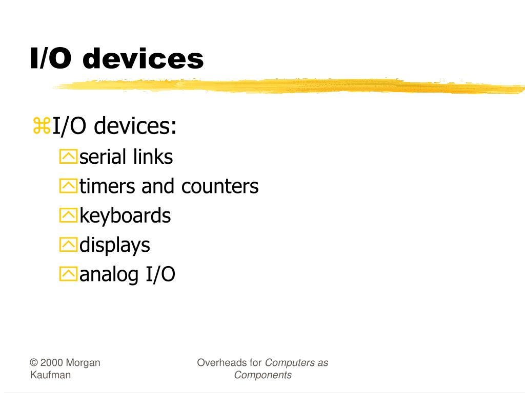 PPT - I/O devices PowerPoint Presentation, free download - ID:4441599