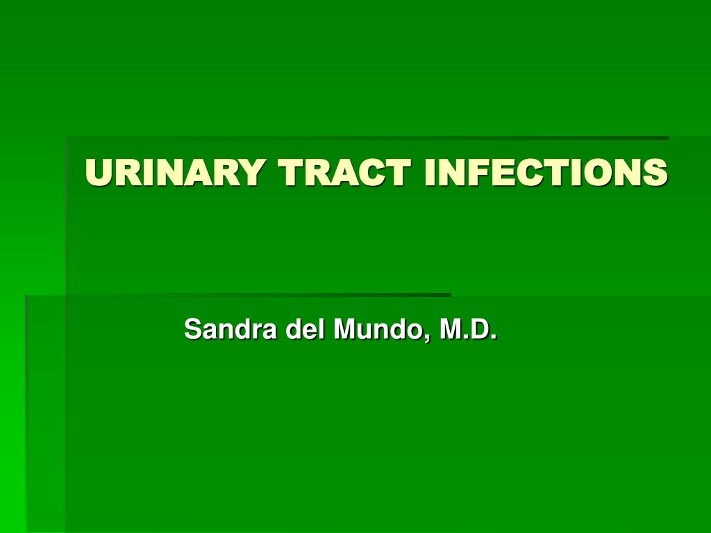 PPT - URINARY TRACT INFECTIONS PowerPoint Presentation, free download ...