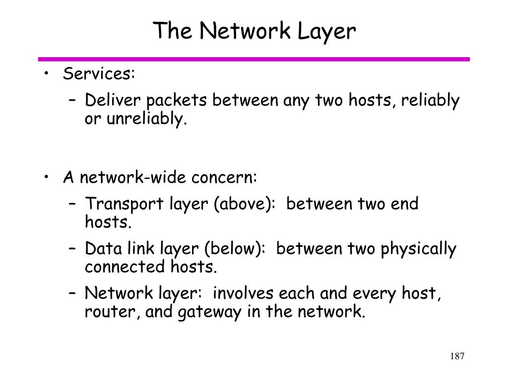 PPT - The Network Layer PowerPoint Presentation, free download - ID:4443929