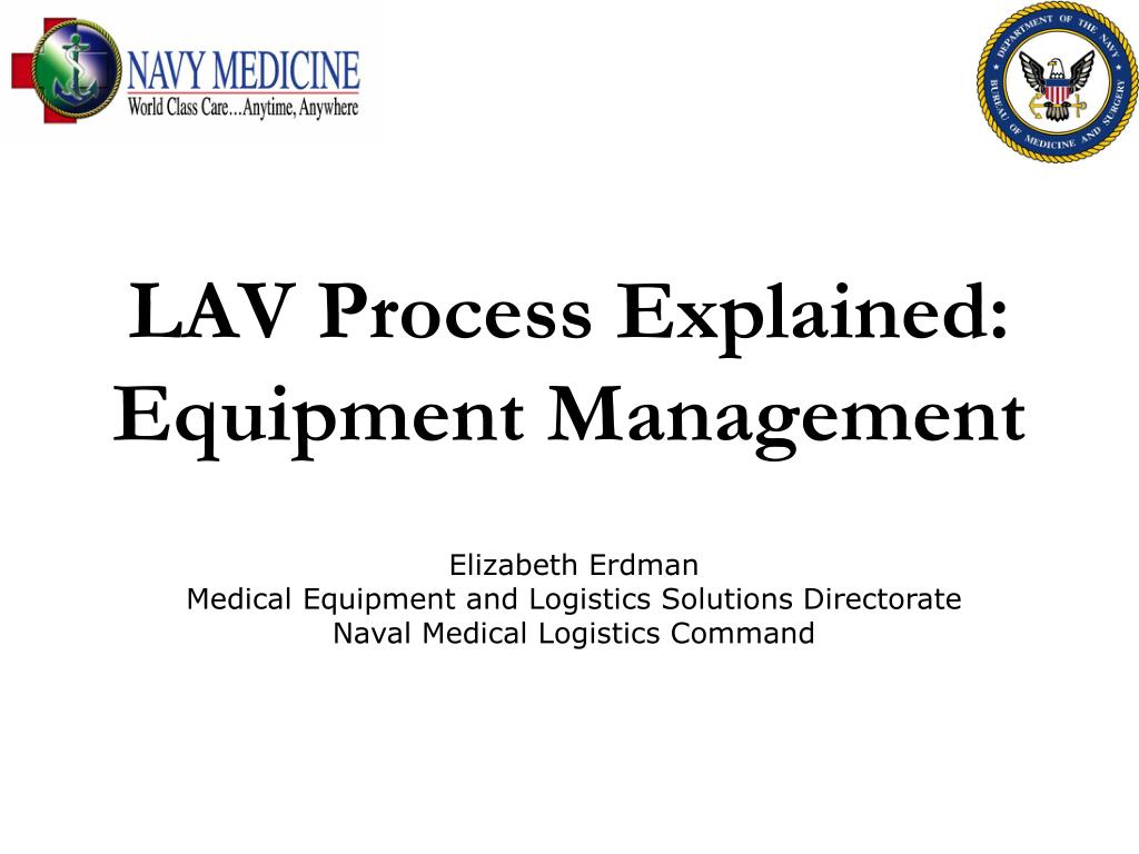 PPT - LAV Process Explained: Equipment Management PowerPoint Presentation - ID:4445860
