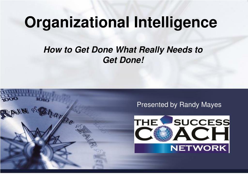 PPT - Organizational Intelligence PowerPoint Presentation, free ...