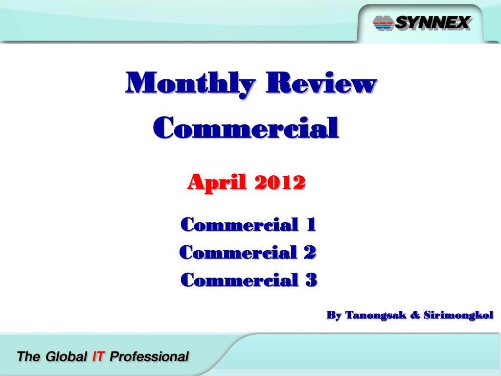 PPT - Commercial PowerPoint Presentation, free download - ID:4452645