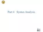 PPT - Chapter 3: Lexical Analysis PowerPoint Presentation, free ...