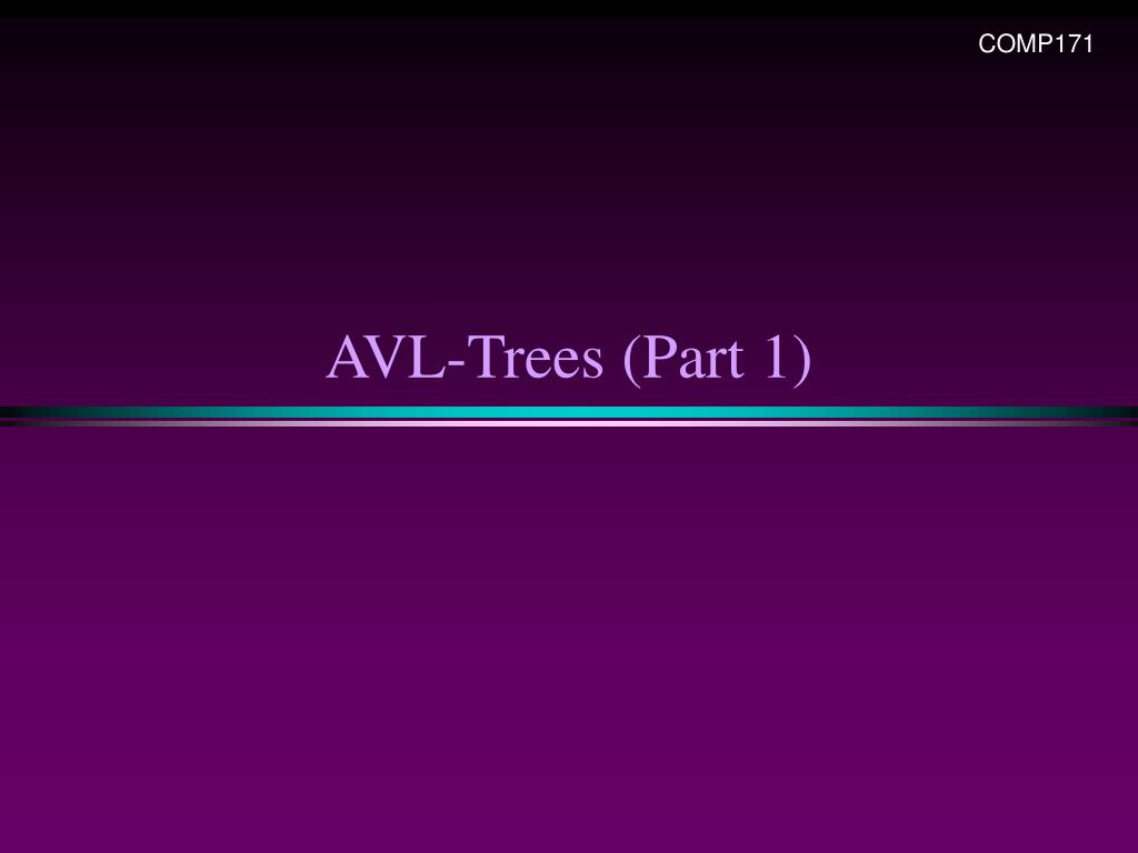 PPT - AVL-Trees (Part 1) PowerPoint Presentation, free download - ID ...