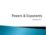 PPT - Introduction to Powers and Exponents PowerPoint Presentation ...