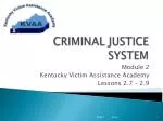PPT - The Criminal Justice System: An Overview PowerPoint Presentation ...