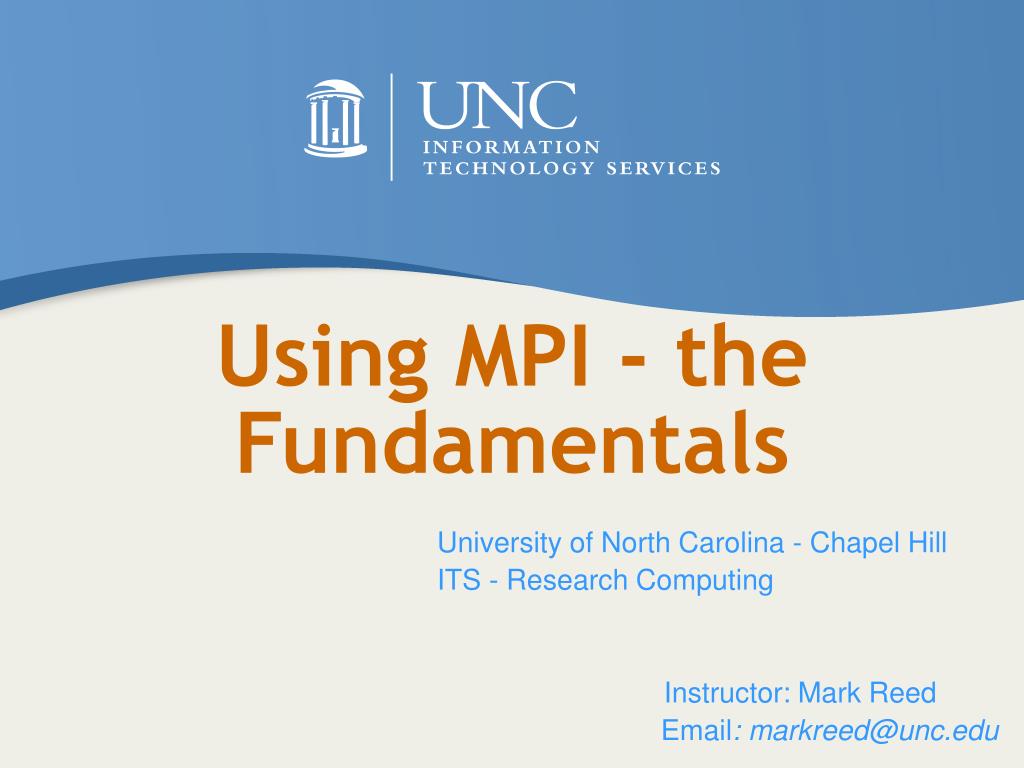 PPT - Understanding MPI: Fundamentals of Message Passing Interface ...