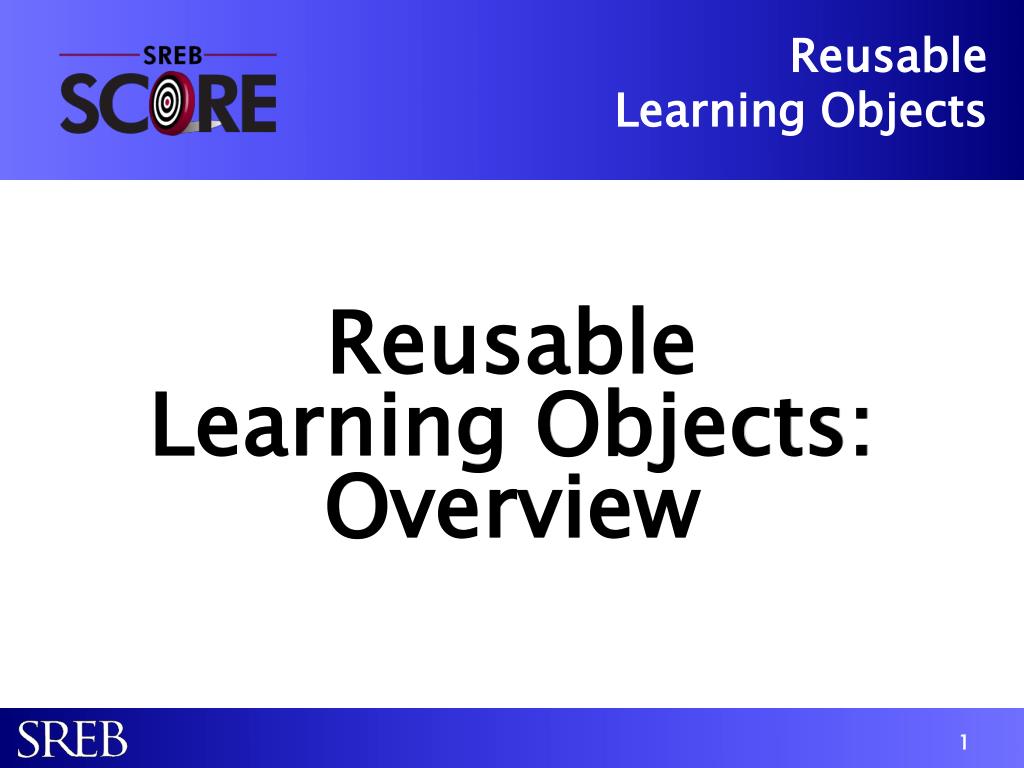 PPT - Reusable Learning Objects PowerPoint Presentation, free download ...