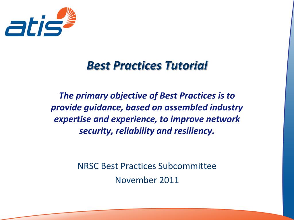 PPT - Best Practices Tutorial PowerPoint Presentation, free download ...