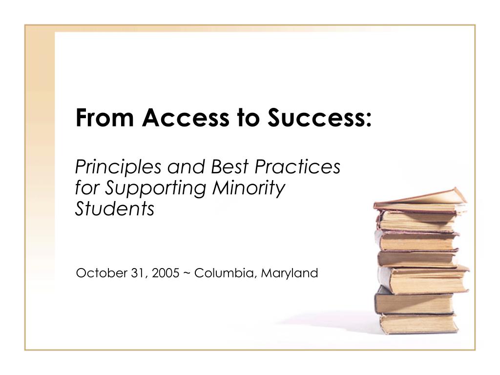 PPT - From Access to Success: PowerPoint Presentation, free download ...