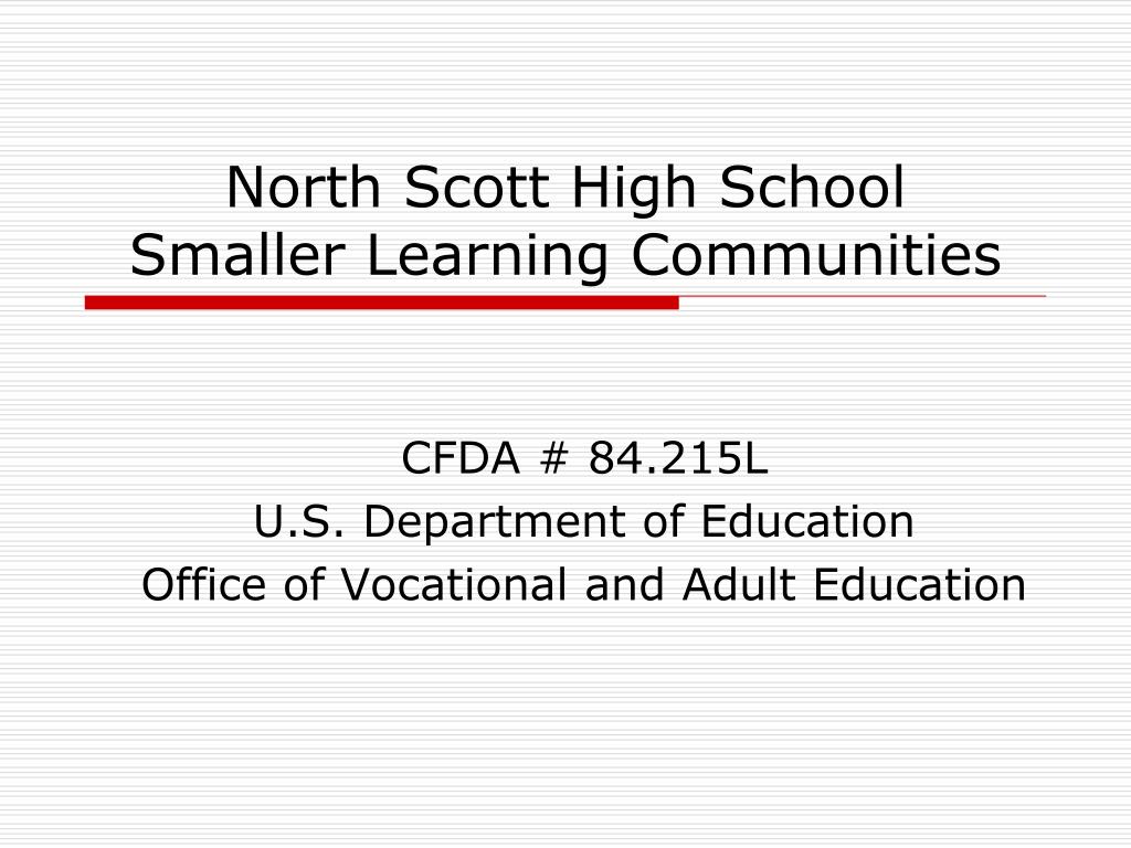 PPT - North Scott High School Smaller Learning Communities PowerPoint ...