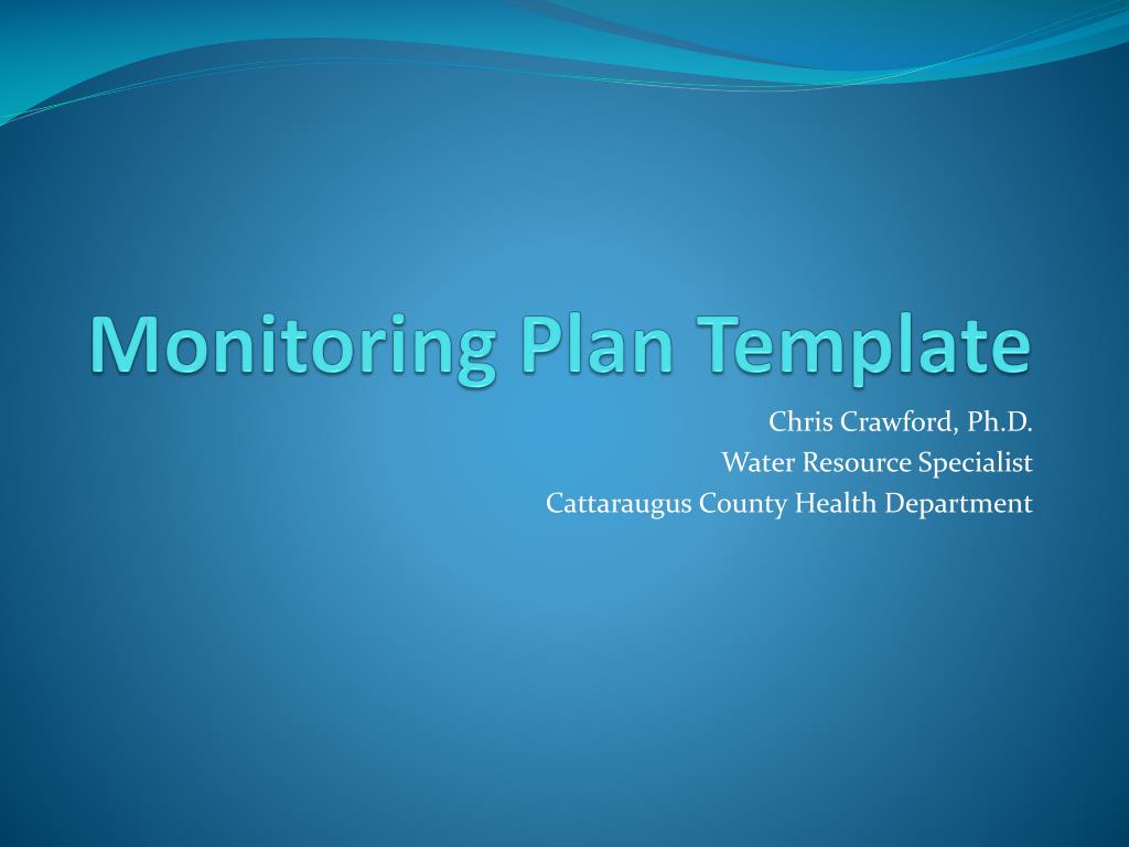 PPT - Monitoring Plan Template PowerPoint Presentation, free download ...