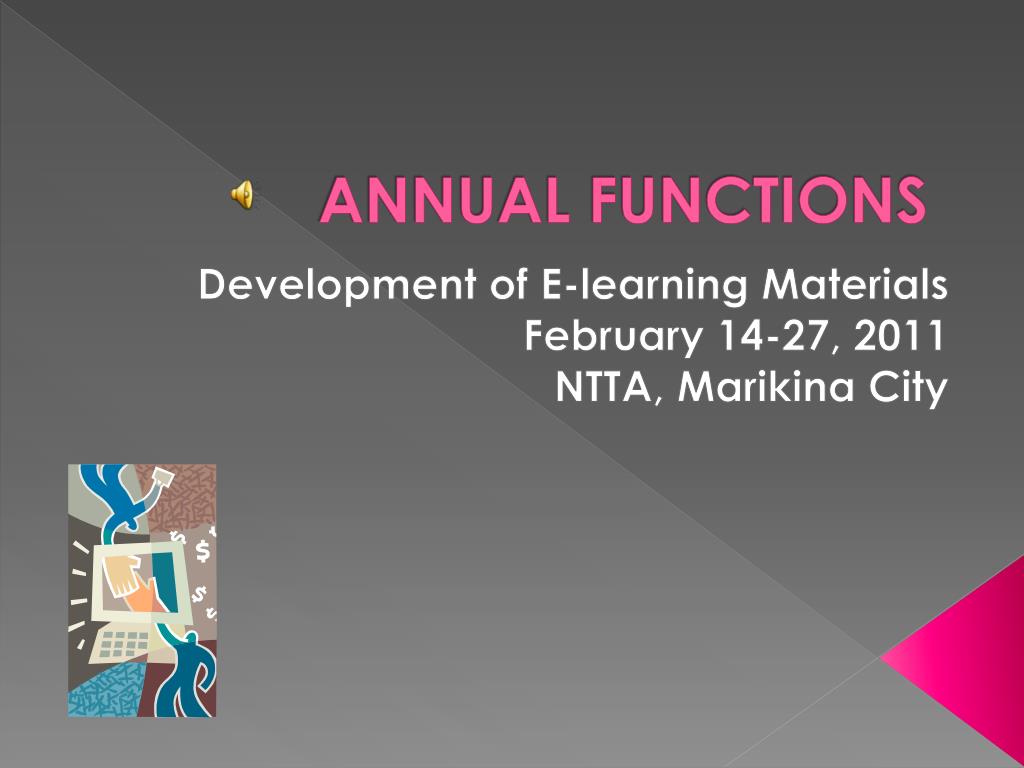 PPT - ANNUAL FUNCTIONS PowerPoint Presentation, free download - ID:4469043