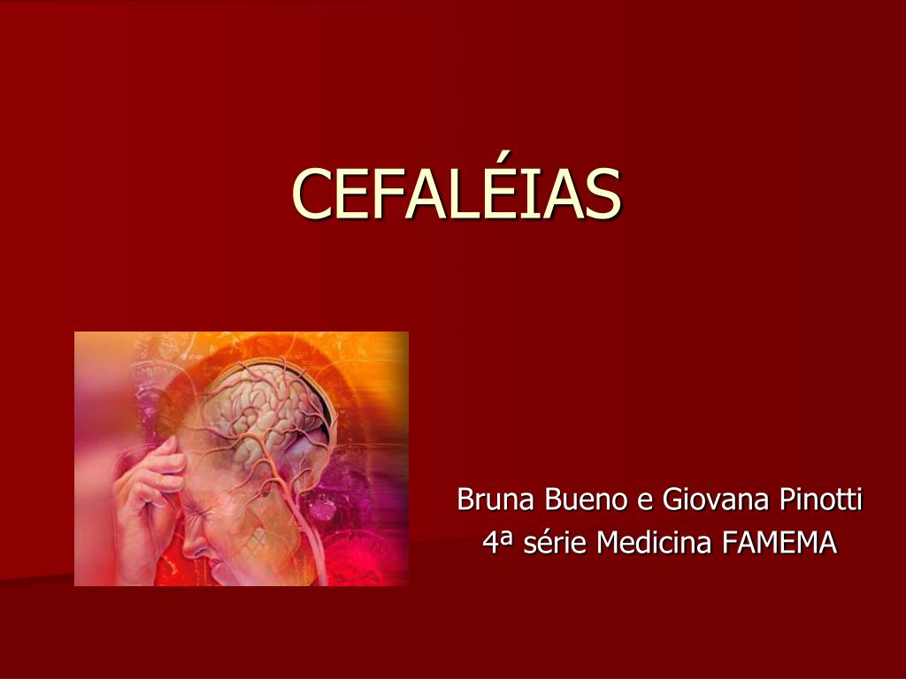 PPT - CEFALÉIAS PowerPoint Presentation, free download - ID:4469803