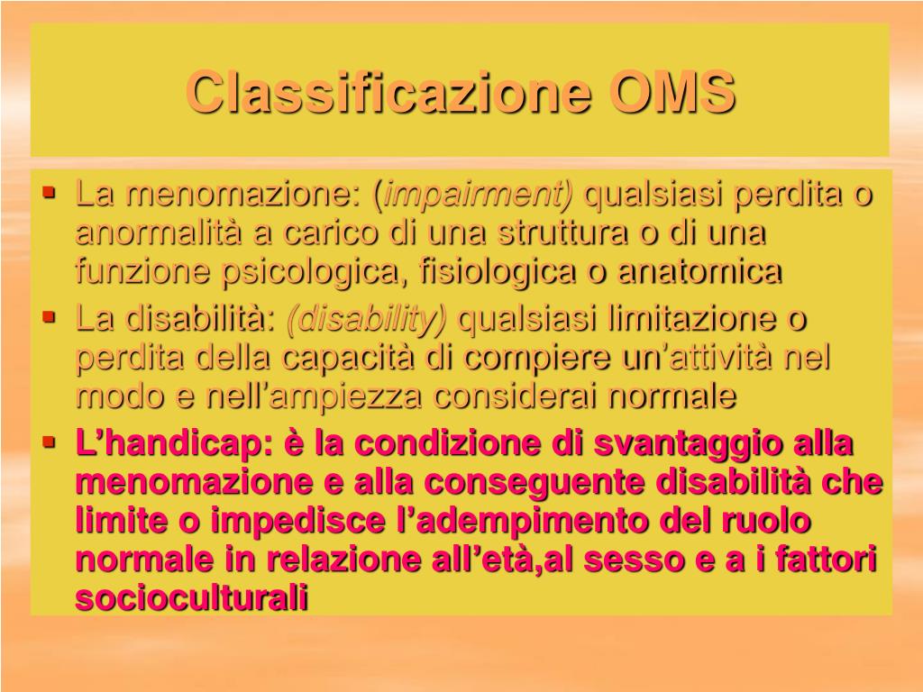 PPT - Classificazione OMS PowerPoint Presentation, free download - ID ...