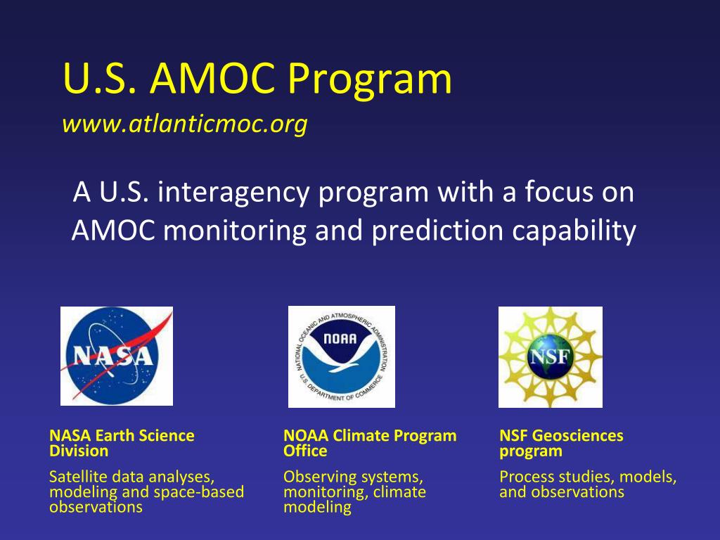 PPT - U.S. AMOC Program atlanticmoc PowerPoint Presentation, free ...